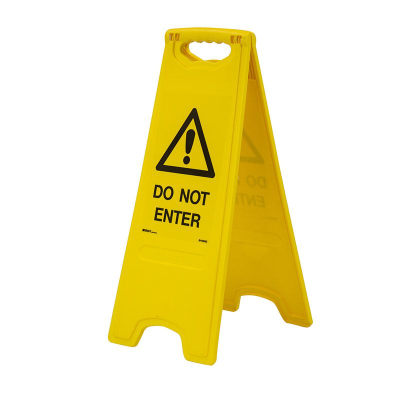 Deluxe Floor Stand - Do Not Enter